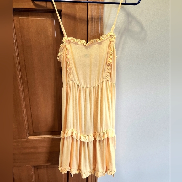 Forever 21 | Dresses | Nwt Forever 2 Yellow Sundress With Ruffle Hems ...
